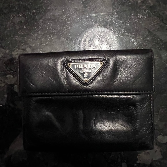 Prada | Bags | Authentic Prada Coin Card Wallet | Poshmark
